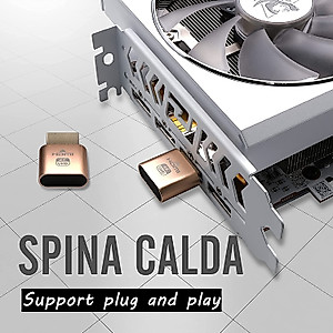 143 Graphics Card Virtual Display, Fake Load VGA Analog Camouflage HD Lock Screen Virtual Display,DispalyPort Headless Ghost Display