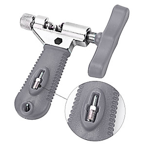 Oumers Bike Chain Splitter with Chain Hook, Bike Chain Cutter Breaker Tool Universal for 7 8 9 10 Speed Bicycle Chain Link Repair Removal/Install [Essential Bicycle Tools] Portable