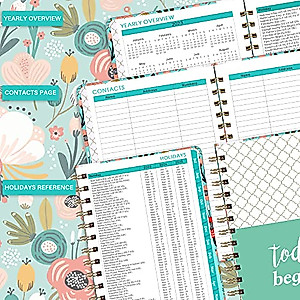 Planner 2023-2024 - Weekly Monthly Planner 2023-2024, July 2023 - June 2024, 12 Monthly Weekly Planner with Tabs, Hardcover, 6.4‘’ x 8.3'' Calendar Planner with Elastic Closure, Inner Pocket