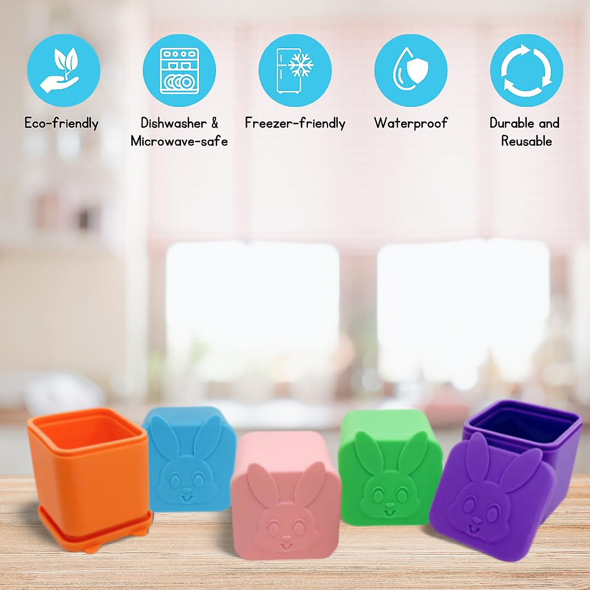 Dailyess 3 Pack Reusable Condiment Containers with Lids for Sauce Dressing (4oz), Small Condiment Cups for Snacks Salad Dressing Lunch Box, Dipping Sauce Cups, Mini Containers with Lids for Food