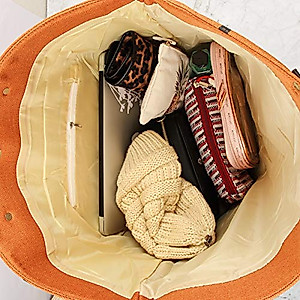 RIAH FASHION Sports Game Team Large Fabric Tote Bag - Basketball, Softball, Football, Baseball, Varsity Gym Shoulder Handbag (Volleyball)