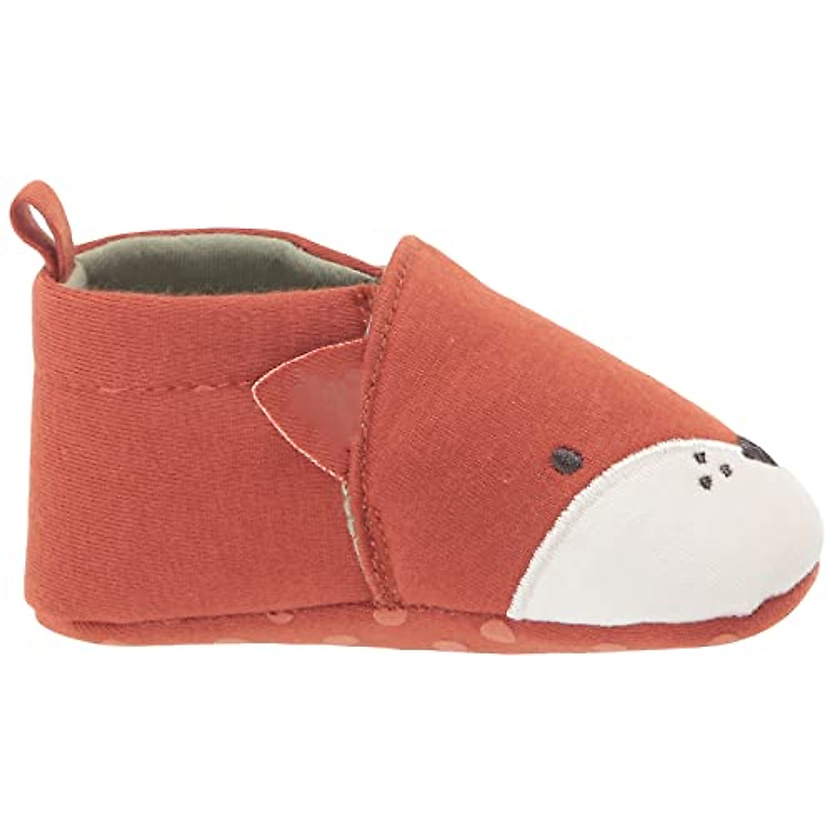 Gerber Baby Moccasins Crib Shoes Newborn Infant Neutral Boys Girls, Fox Orange, 0 3 Months Unisex