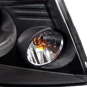 AKKON - For Ford F150 Lincoln Mark LT OE Replacement Black Headlights Driver/Passenger Head Lamps Pair New