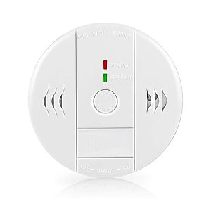 Combination Smoke and Carbon Monoxide Detector Alarm, Beeps Warning Smoke and CO Alarms for Basements Travel Home Office House Bedroom Living Room Car, Battery Operated,Comply with UL 217/2034, 1-Pack