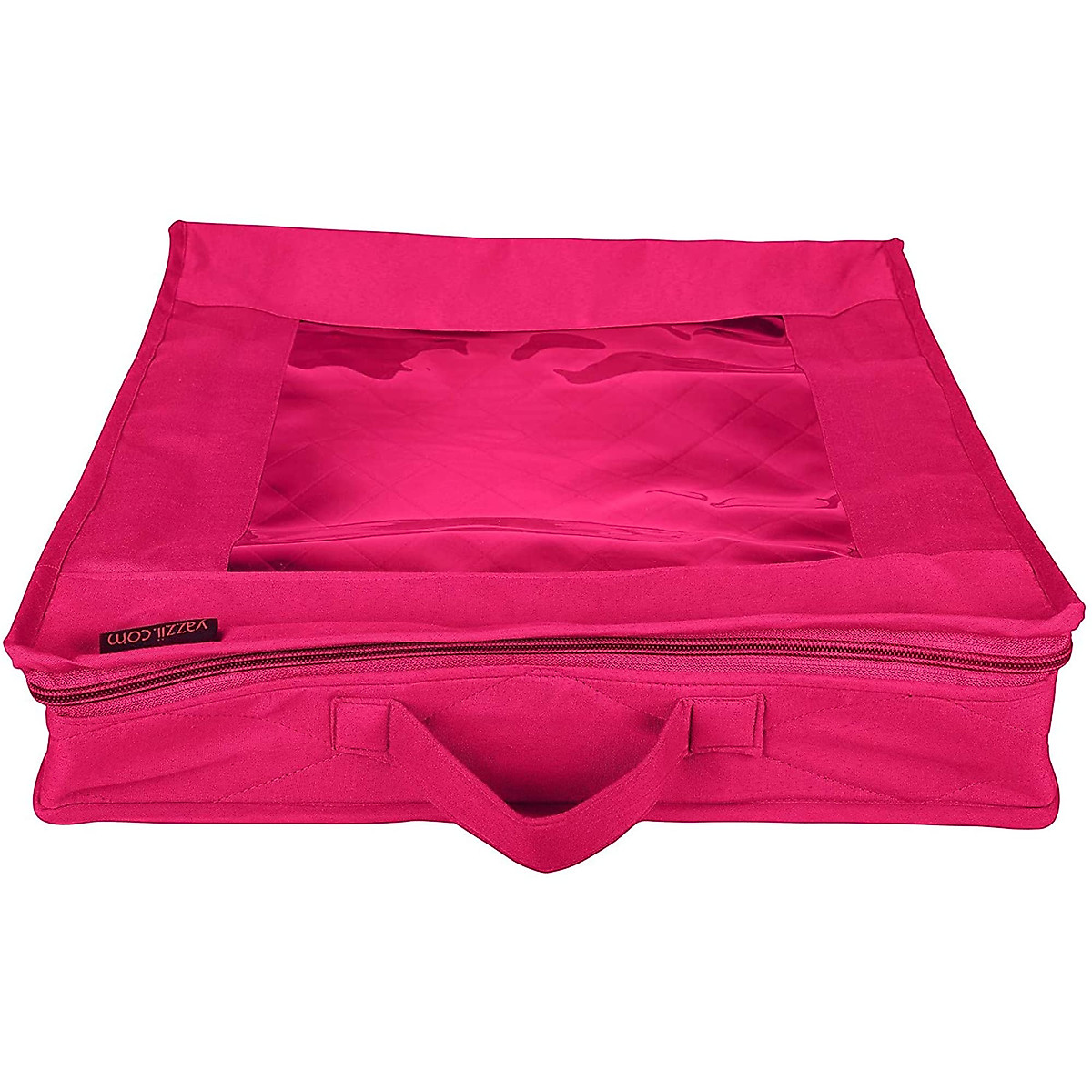 Yazzii Quilt Block Showcase Bag - Portable Storage Bag Organizer - Multipurpose Storage Organizer for Sewing Projects, Fabric Pieces, Quilt Blocks, Appliques, Stitcheries & More.-Fuchsia