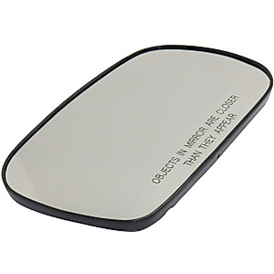 Kool Vue Mirror Glass Compatible with Honda Civic 2006-2011 Mirror Glass Passenger Side Non-Heated Coupe with Backing Plate