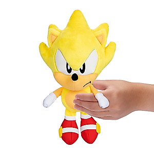 Sonic The Hedgehog-Plush 9-Inch Super Sonic Collectible Toy