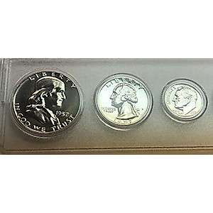 1957 Beautiful comes in hard plastic case Silver US Proof Set Proof