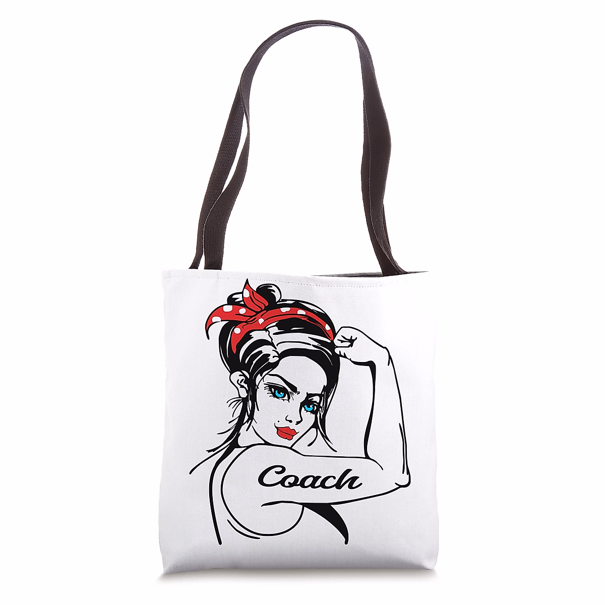 Coach Rosie The Riveter Pin Up Tote Bag