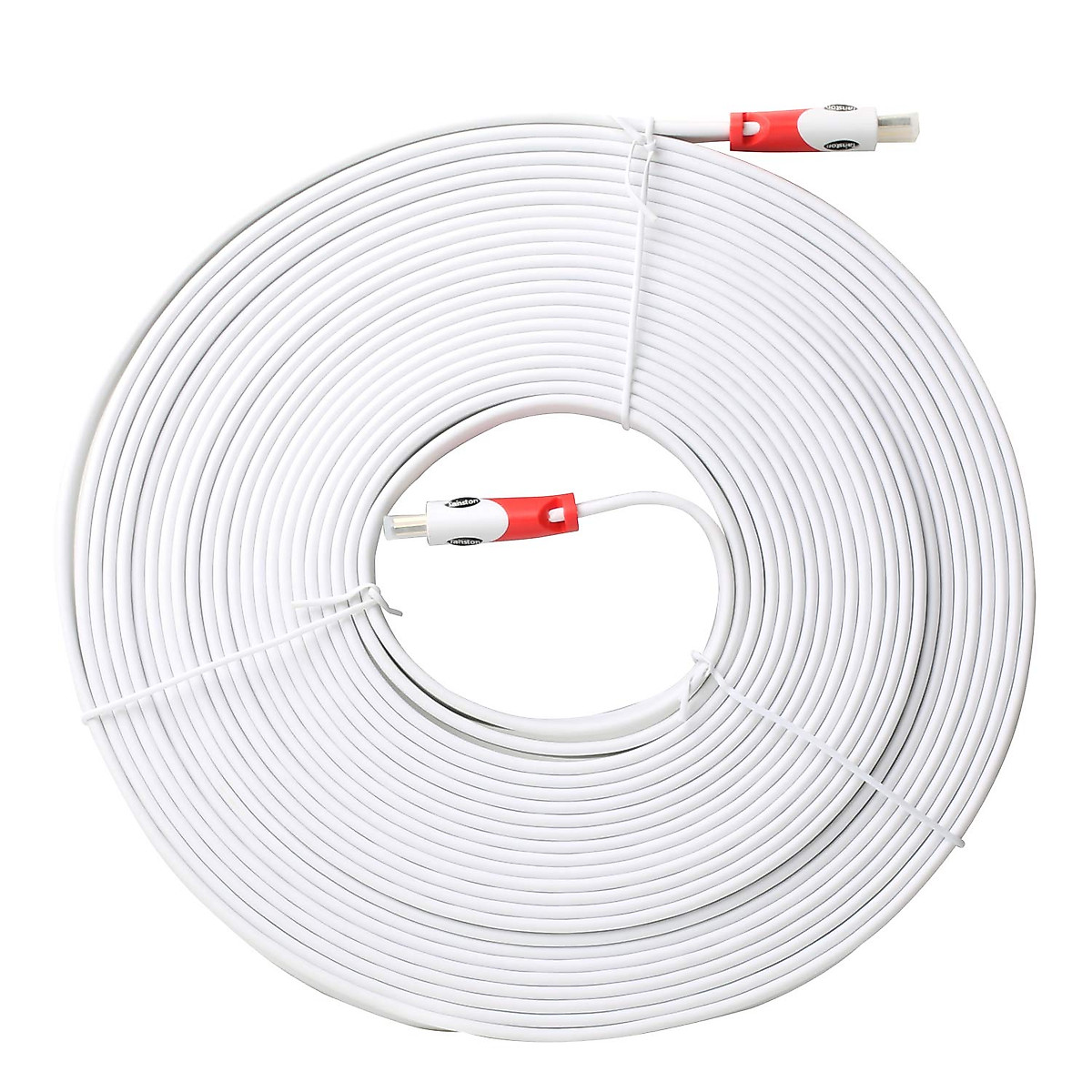 Tainston Flat High Speed HDMI Cable (50 Feet) Support 4K 2160P,3D,1080P,Audio Return Channel