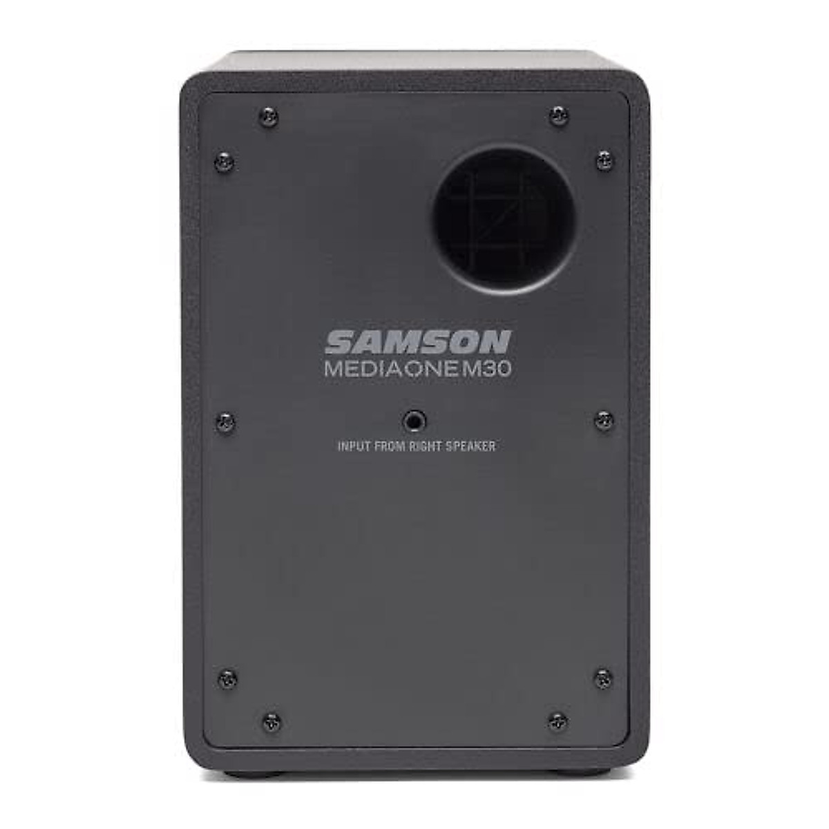 Samson SAM30 3-Inch Powered Studio Monitors Pair Featuring Polypropylene Woofer and 3/4-inch Silk-Dome Tweeter in MDF with Textured Vinyl Covering (Black)