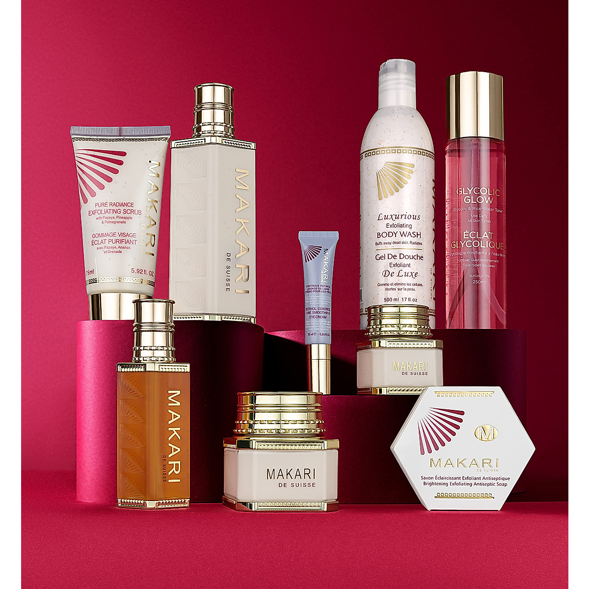 Makari Classic Exfoliating Antiseptic Soap (7oz) | Helps Revitalize Skin | Promotes Even Skin Tone | Detoxifies and Removes Impurities | For Dry, Oily, Normal, Maturing, and Combination Skin Types