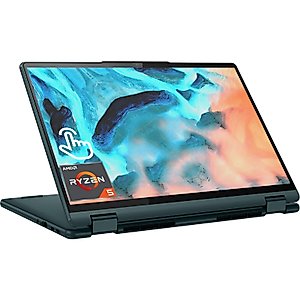 Lenovo Yoga 6 2-in-1 Convertible Touchscreen Laptop, 13.3"" WUXGA (1920 x 1200) Laptop, 8GB RAM, 256GB SSD, AMD Ryzen 5 7530U(up to 4.5GHz, Beat Intel i7-1165G7), Thin, WiFi 6, Win 11 Home