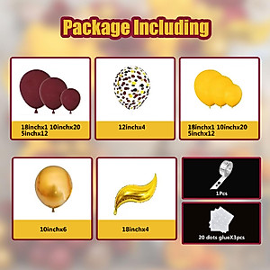 Magical Wizard School Balloon Garland Party Decorations with BONUS Snitch for Harry Birthday Hogwarts Balloons, Magical Wizard Theme, Thanksgiving Baby Shower Kids Birthday Supplies Favors