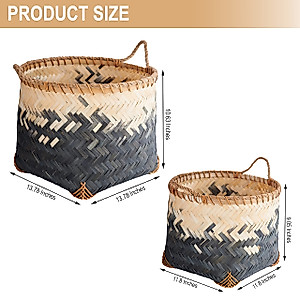 Handwoven Bamboo Storage Basket