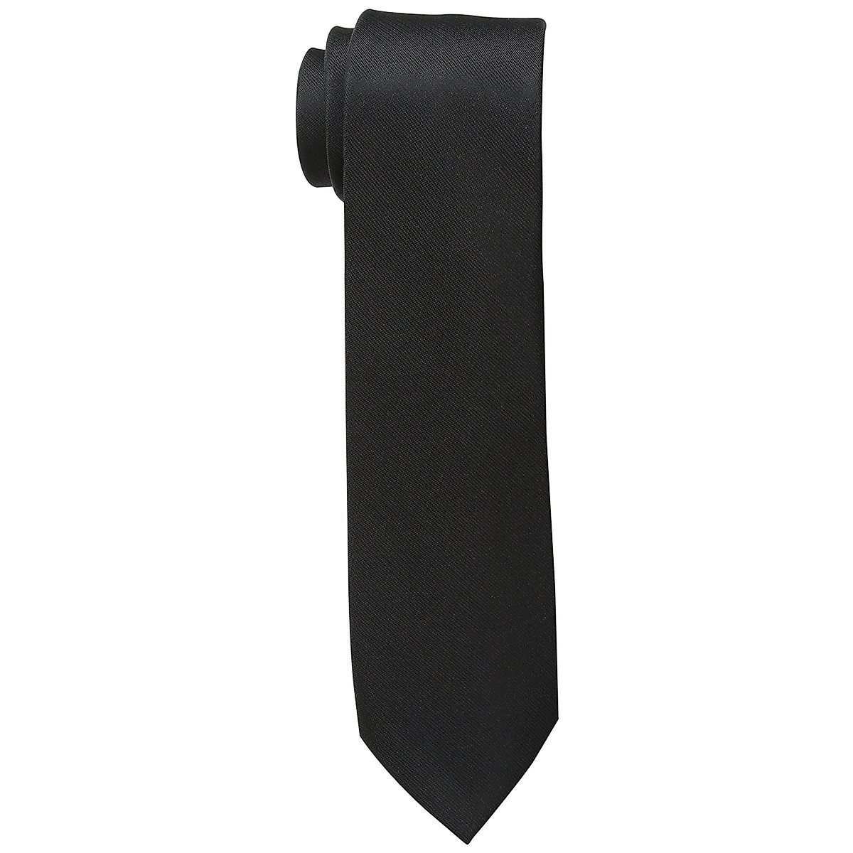 Wembley Men's Everyday Solid Tie, Black, One Size