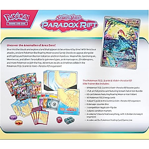 POKEMON TCG: SCARLET and VIOLET: PARADOX RIFT: ELITE TRAINER BOX - Roaring Moon