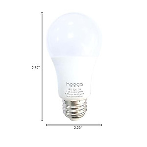 hooga Sleep Light Bulb, Blue Light Blocking Red Night Light. 625nm Red Bulb for Healthy Sleep. Baby Nursery Light. 1W LED, 7W Replacement 2-Pack