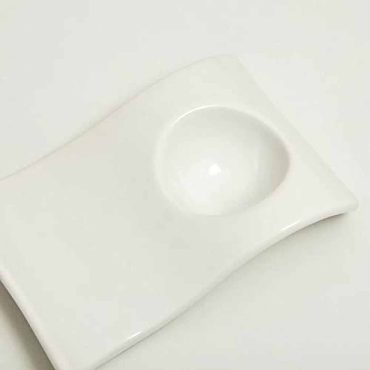 Ceramic Egg Cup, Set of 4 Porcelain Egg Cup for Soft Boiled Egg with Egg Topper Cutter Egg Holder Set for Breakfast, Kitchen, Decorative