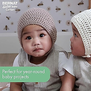 Bernat Softee Baby Cotton YARN, Petal