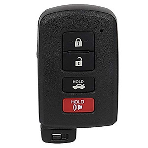 ZENITHIKE Replacement Keyless Entry Remote Key Fob 4-buts replacement for T oyota Avalon/Camry/Camry Hybrid/Corolla LE Premium/Corolla SE HYQ14FBA 89904-0E090 89904-0E091 set of 1 ship From USA