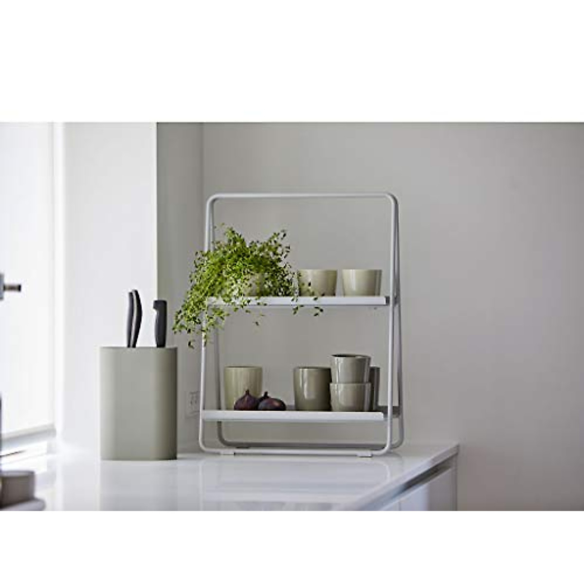 Zone Denmark Metal Adjustable Storage Shelving Unit | Maximize Space and Style | Ideal for Bedroom, Kitchen, and Bathroom | Organize with Elegance and Versatile Storage Solution- Small (Black)