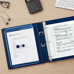 Staples Better 1.5-Inch 3-Ring View Binder, Blue (13400)