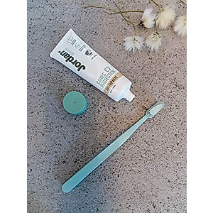 Jordan* ® | Green Clean Manual Toothbrush | Award Winning Sustainable Toothbrush Made from Recycled Materials | Eco-Friendly | Scandinavian Design | Soft Bristle Toothbrush | Mixed Colour | 4 Units