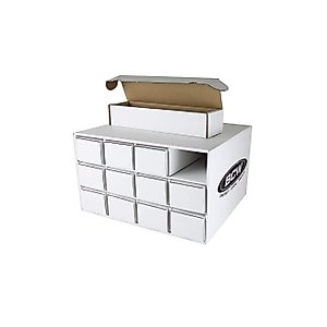 BCW Card House Storage Unit with 12-800 CT Boxes | Trading Card Organizer for Collectible Card Games | Card Catalogue for Sports Cards, Pokémon, Magic The Gathering | Holds up to 9600 Cards