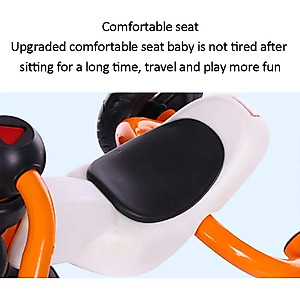 NUBAO Stroller Wagon Kids' Trikes Pedal Cars Children's Tricycle for 2-6 Year Old Boys Girls Pedal Toddler Scooters Pushchairs with Front Basket Over 1 Year Old Girl Gifts (Color : C)