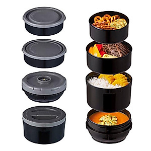 Zojirushi SL-JBE14BZ Mr. Bento Stainless Lunch Jar 41 Oz Carbon Black