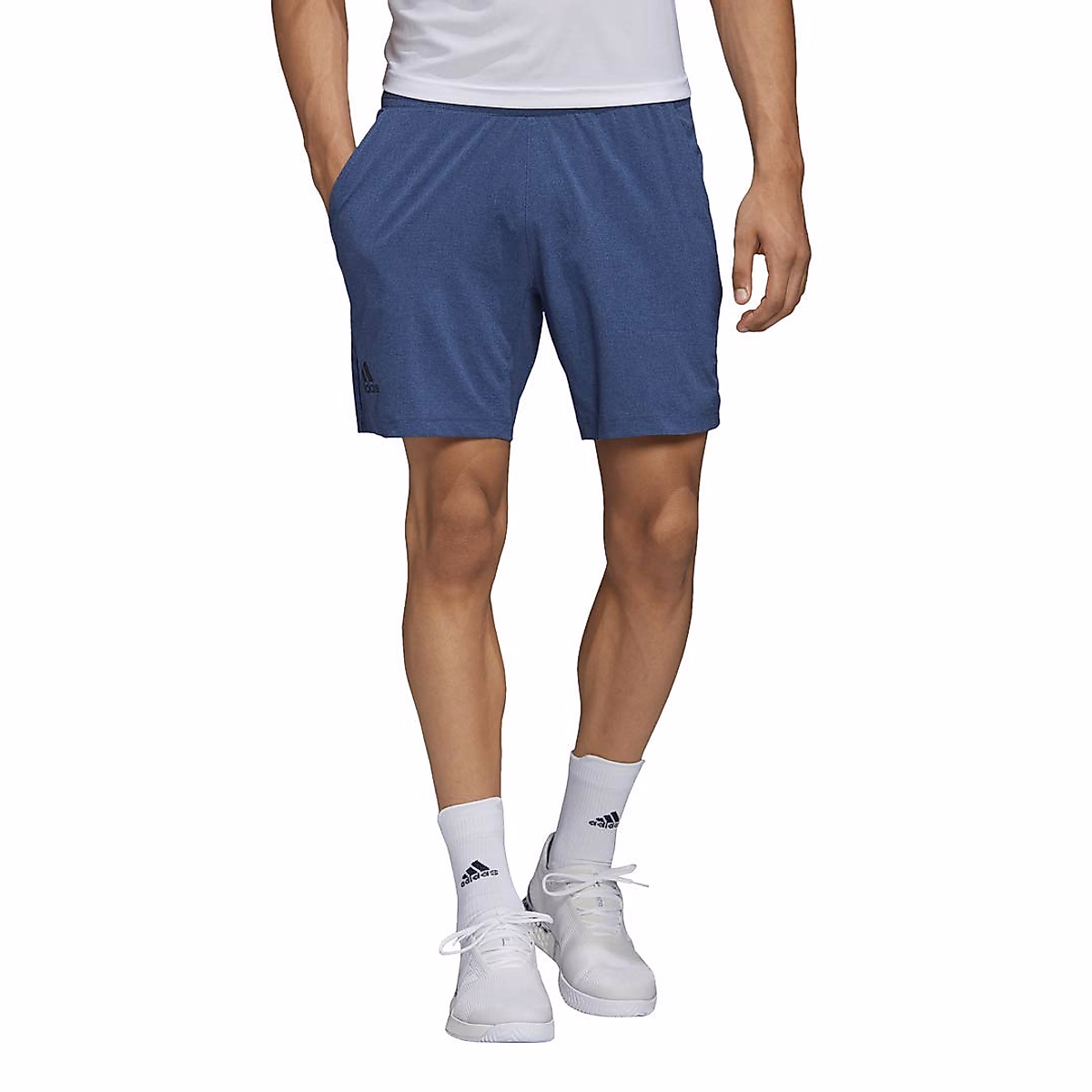 adidas Men's Ergo Melange Short Tech Indigo Medium 9"