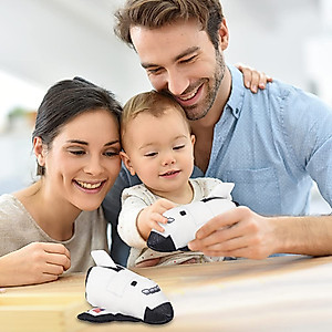 ArtCreativity Stuffed Space Shuttle Plush Toys for Kids, Set of 2, 5 Inch Soft and Cuddly Astronaut Spaceships- Cute Nursery Décor & Bedtime Toys, Best Gift for Birthday or Baby Shower