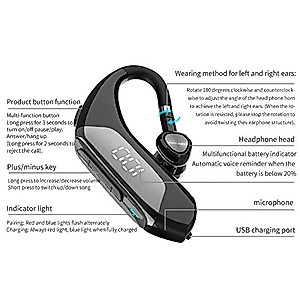 Baby Teeth Earphones Bluetooth 5.0 headphones LED Power Display Noise Cancelling Sports Handsfree Wireless Headset Business Headset