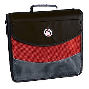 The Dual 100 | 2 in 1 Blue Dual Ring Zipper Binder