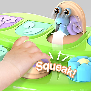 Pop Up Cause and Effect Toy - Toys for 9 Month Old +, Baby Toys, Early Developmental Toddler & Kids Gift - Toys for 1 Year Old Boy & Girl, Birthday, Montessori 12 Months to 1 2 3 Years