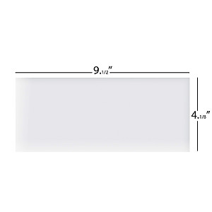 100 Mailing Envelopes, Self Seal Letter Size, Number #10 White Windowless Security Tinted Envelope, 4-1/8 x 9-1/2 Inches, Quality 24 LB