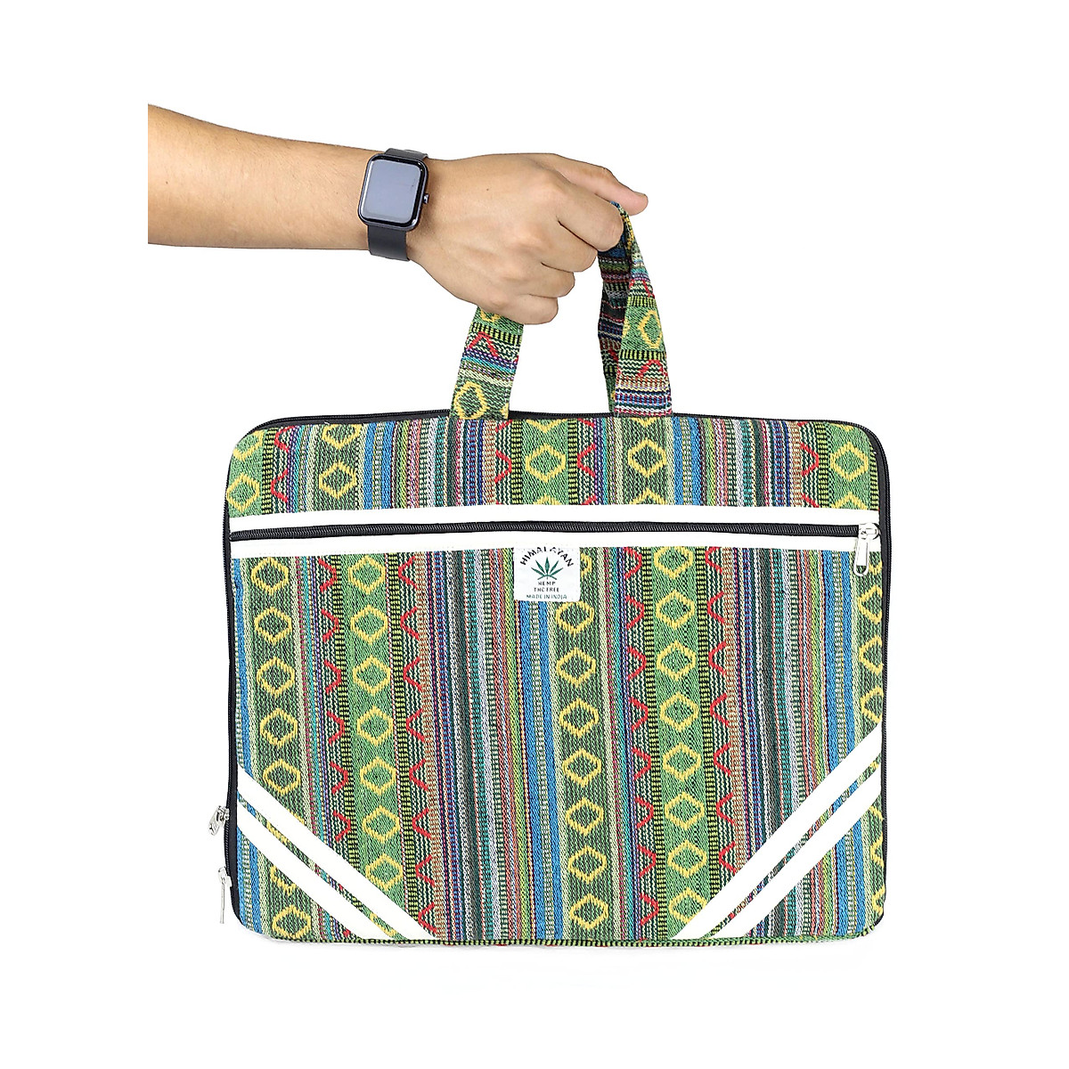 Laptop Bag Case Expandable Computer Bag Slim Briefcase Lightweight Casual School Foam Padded Laptop Case for Devices Up To 17 (Green)