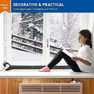 MAGZO Under Door Draft Stopper 36 inch, Cute Husky Dog Door Draft Blocker Sound Noise Cold Air Wind Dust Proof Energy Saving…