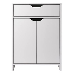 Winsome Wood Nova Storage Cabinet, 1-Drawer, White