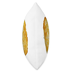 Breakfast and Brunch Hash Brown Potatoes Throw Pillow, 16x16, Multicolor