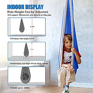 Sensory Joy Swing for Kids Indoor or Outdoor, Therapy Swing for Kids and Adults Sensory Hammock