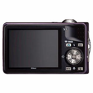 Nikon Coolpix S630 12MP Digital Camera with 7x Optical Vibration Reduction (VR) Zoom and 2.7 inch LCD (Royal Purple)