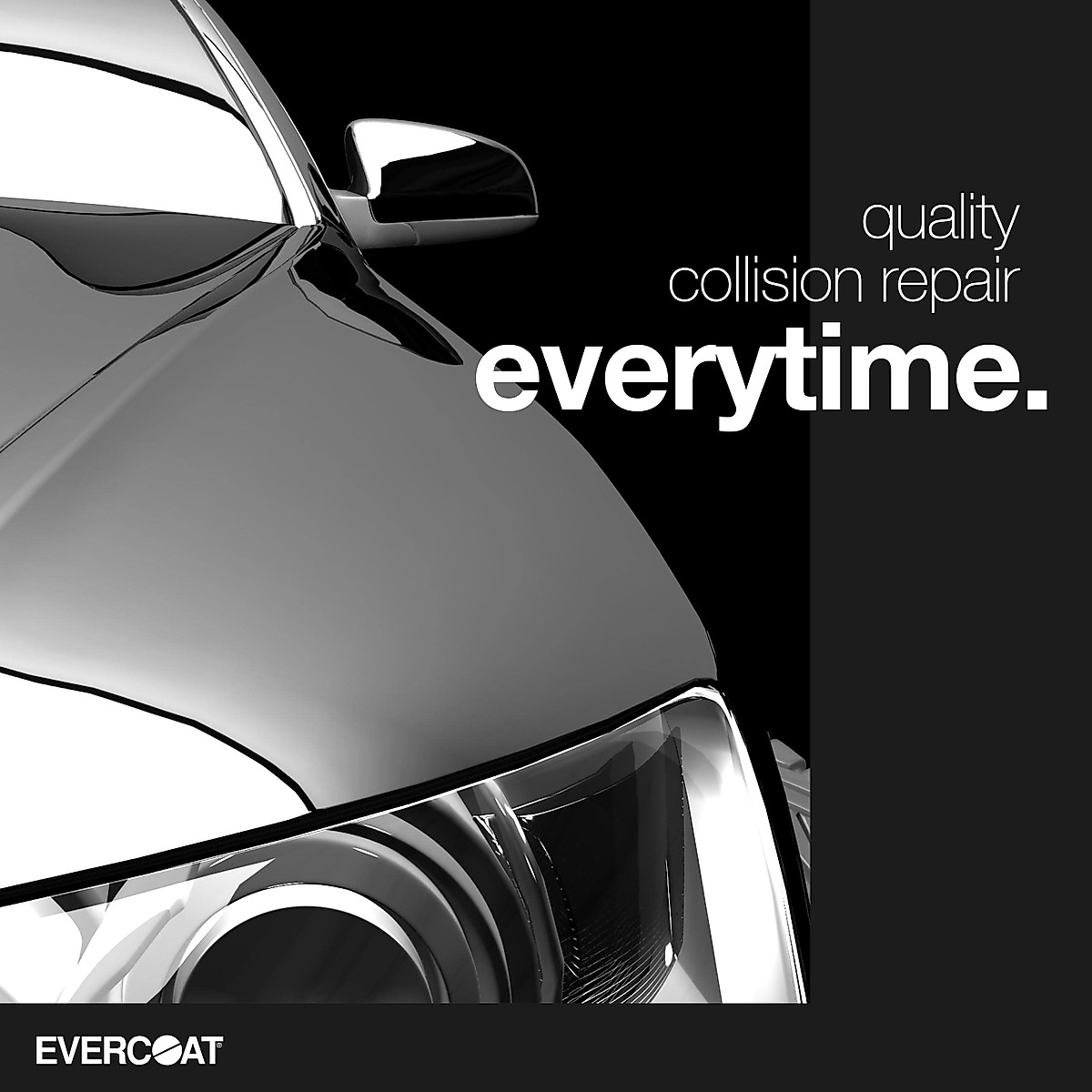 Evercoat High Production Lite Weight - Plastic Body Filler - Tack-Free & Clog-Free Formula - 128 Fl Oz