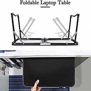 TREXD Lifting Computer Desk Rolling Table Desk with Adjustable Height Laptop Notebook Swivel Desk with 5 Wheels Leg Table (Color : D, Size