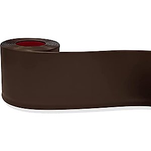 ProFlex Dark Brown Vinyl Wall Base - 4 inch x 20 ft - Peel & Stick Adhesive - Easy Install Floor Trim