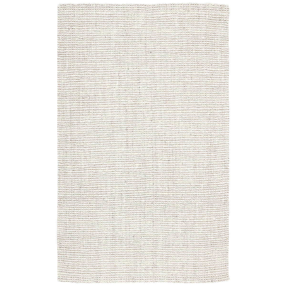 SAFAVIEH Natural Fiber Collection Area Rug - 8' x 10', Bleach & Ivory, Handmade Farmhouse Jute, Ideal for High Traffic Areas in Living Room, Bedroom (NF747B)