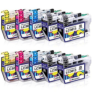 ManyJets LC3013 Compatible Ink Cartridge Replacement for Brother LC3013 LC3011 Work with Brother MFC-J497DW MFC-J895DW MFC-J690DW MFC-J491DW Printer (4 Black, 2 Cyan, 2 Magenta, 2 Yellow, 10-Pack)
