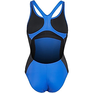 Nike Women's Standard Color Surge Powerback One Piece Swimsuit (as1, Alpha, l, Regular, Regular, Hyper Royal)
