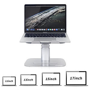 Laptop Stand for Desk ,Multi-Angle Stand with Unique Structure Design,More Stability, Adjustable Notebook Stand for Laptop up to 17 inches,Compatible for MacBook Pro/Air, Surface Laptop, etc.